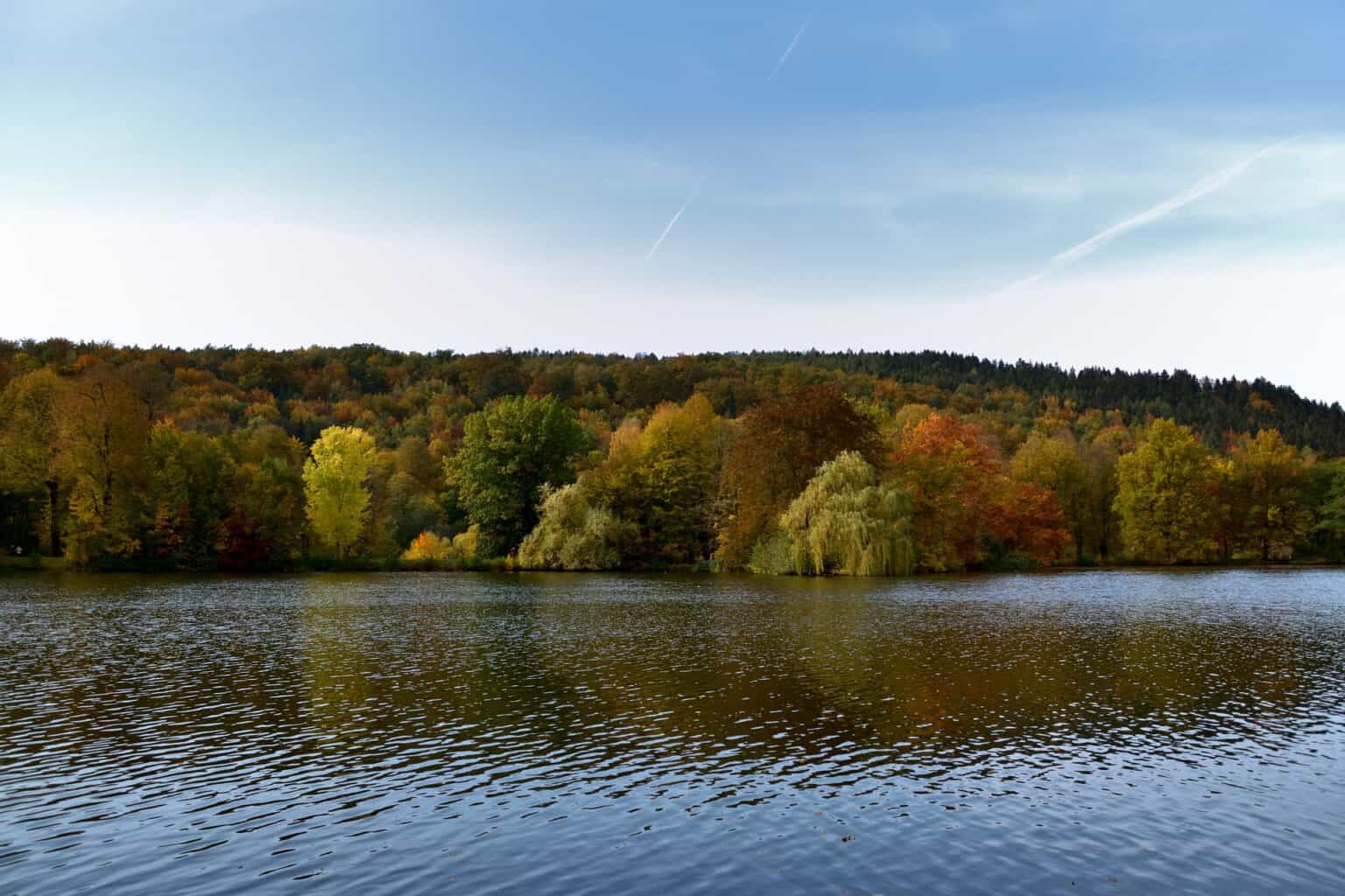 Höllensteinsee - Wandern oder Boot fahren am Stausee